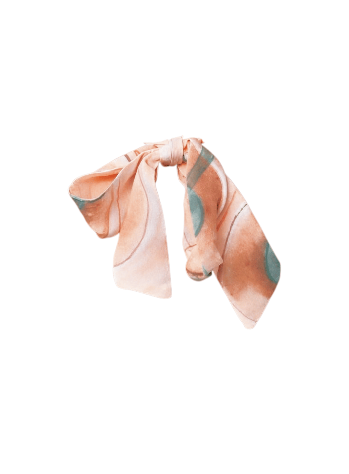Silk Tie Leather Bucket Bag | Deux Mains